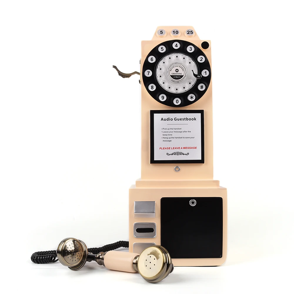 CHEETA-Factory-sale-Telephone-Booth-Audio-Guest-Book-Wedding-phone ...