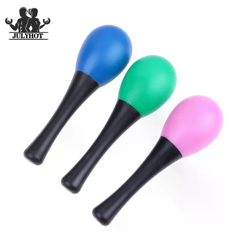 2Pcs Plastic Maracas Sand Hammer Rattle Shaker Percussion Musical ...