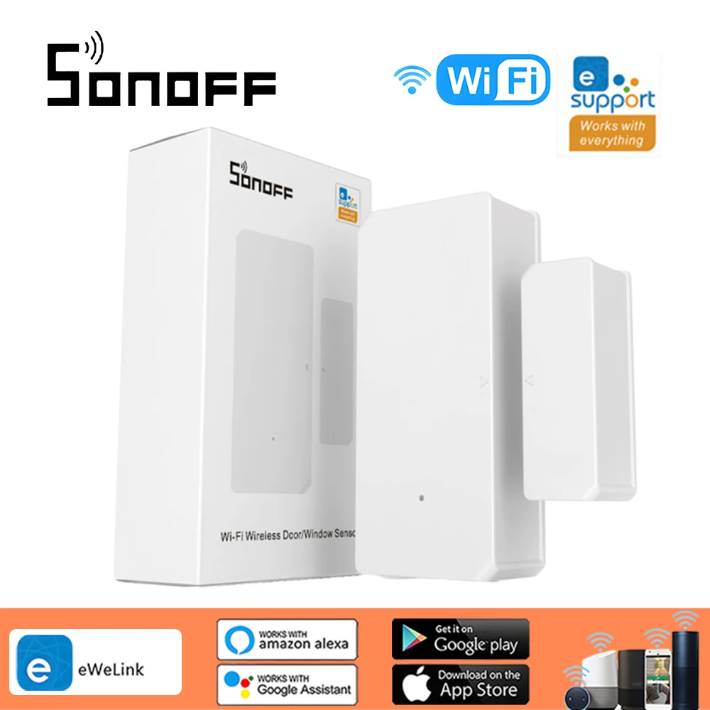SONOFF-DW2-WiFi-DW2-RF-Smart-Door-Window-Sensor-Door-Open-Closed ...