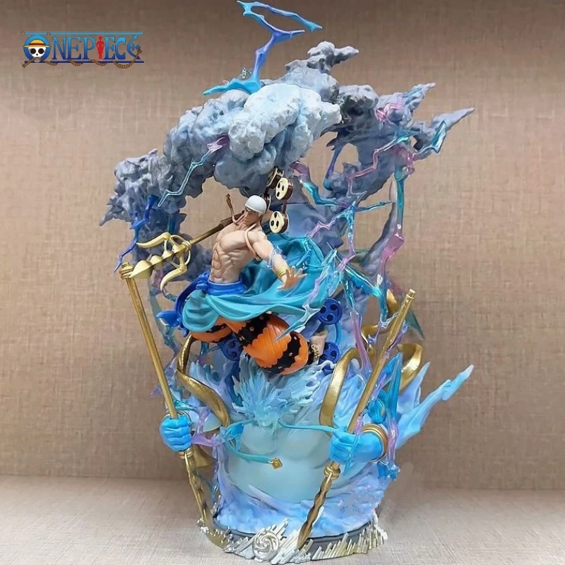 One Piece Gk LS Anime Figures Enel action Figurine Eneru 34cm PVC ...