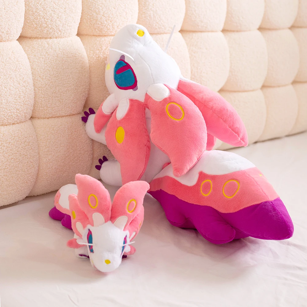 40cm Monster Hunter Plushies Cartoon Anime Figure Mizutsune‌ Fox Dragon ...