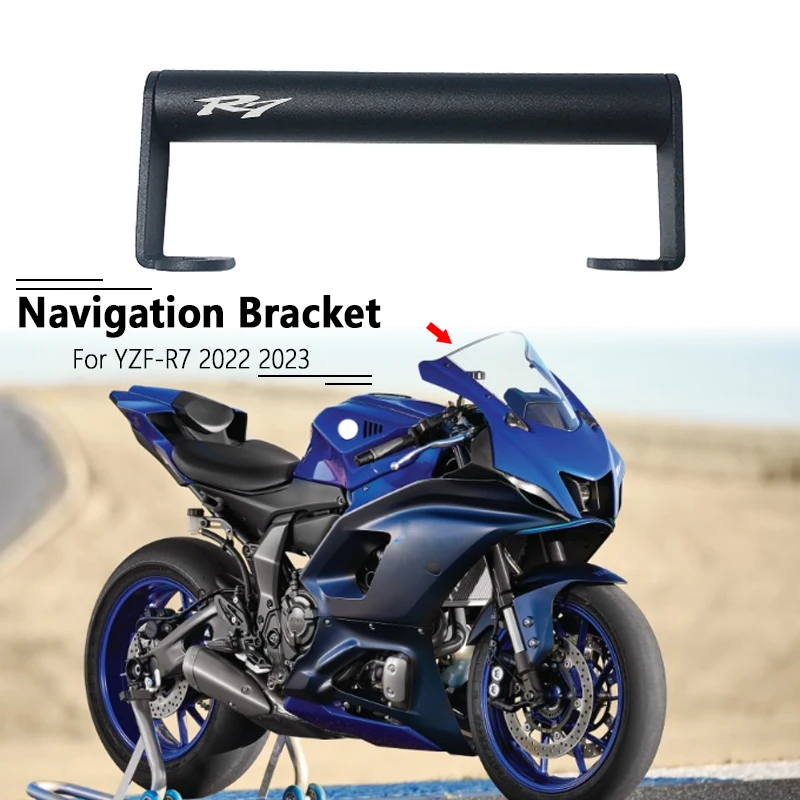 For-Yamaha-YZF-R7-Navigation-Bracket-Adapter-Holder-YZF-R7-YZFR7-2022 ...