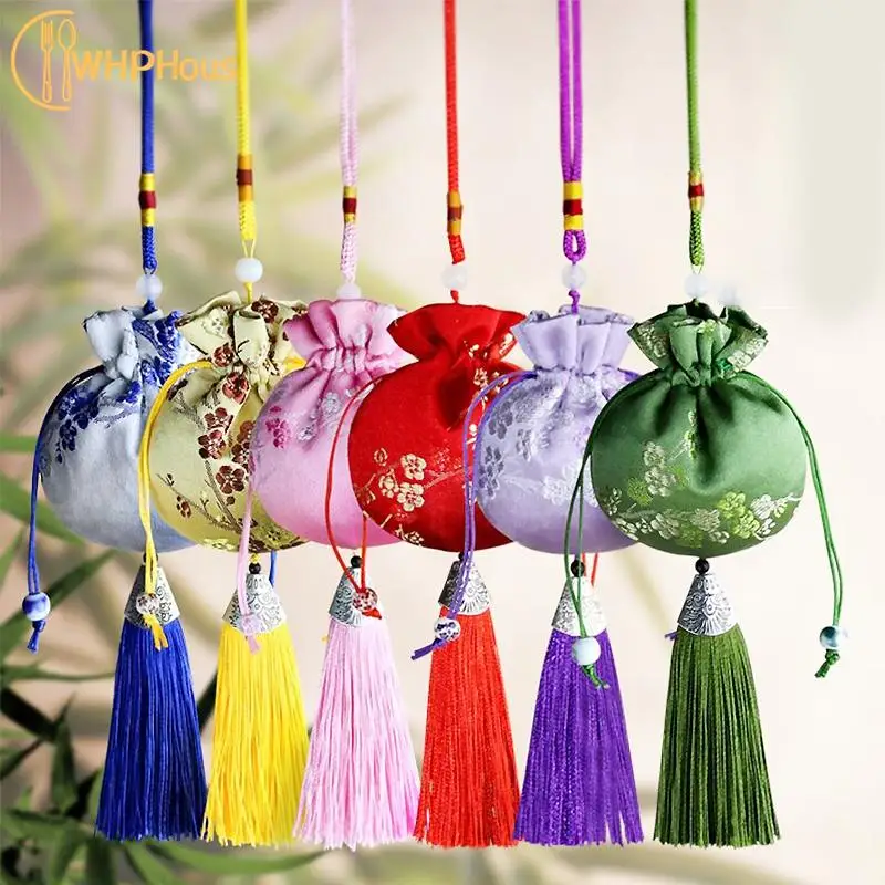 Chinese Silk Style Brocade Embroidered Bag Embroidery Sachet Cloth ...
