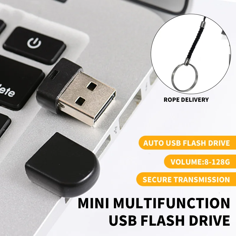 Mini 2.0 High Speed 128GB 64GB USB Flash Drive 32GB 16GB 8GB Cle USB 2.0 Flash Pendrive 32GB ...