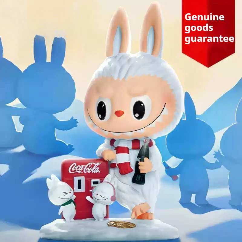 Labubu coca cola pop mart Coca Cola plush Series Blind Box Vinyl Face ...