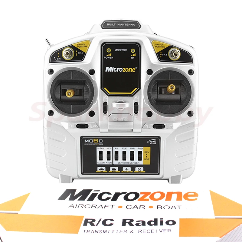 MicroZone-MC6C-2-4G-6CH-Remote-Control-Transmitter-Receiver-2401MHZ ...