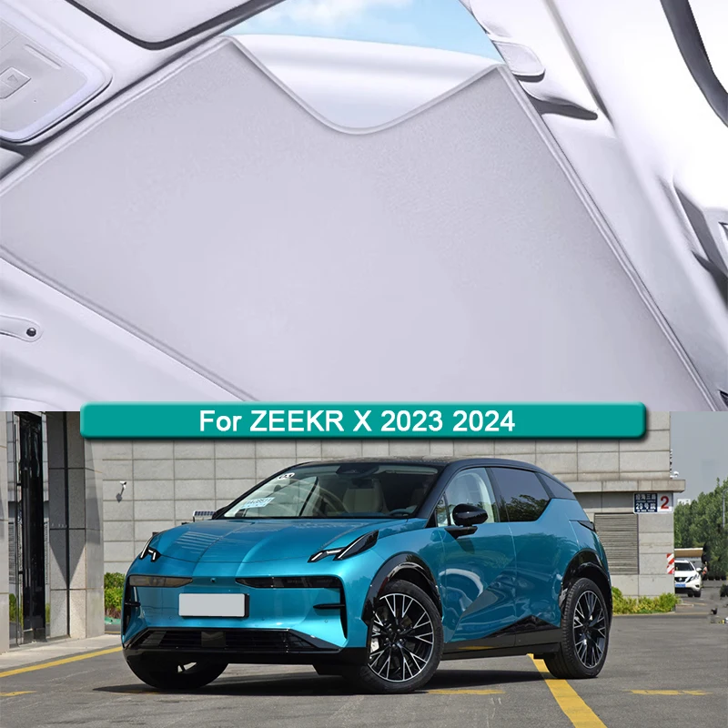 Roof-Sunshade-For-ZEEKR-X-2023-2024-Electrostatic-Adsorption-Sunroof ...