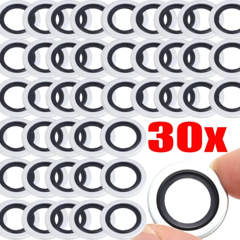 Car Oil Sump Drain Plug Sealing Rings OE110265505R A6079970345 09240180 ...