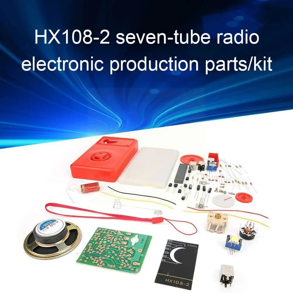 1 Set 7 Tube Am Radio Electronic Diy Kit Hx108 2 Radio Parts Electronic ...