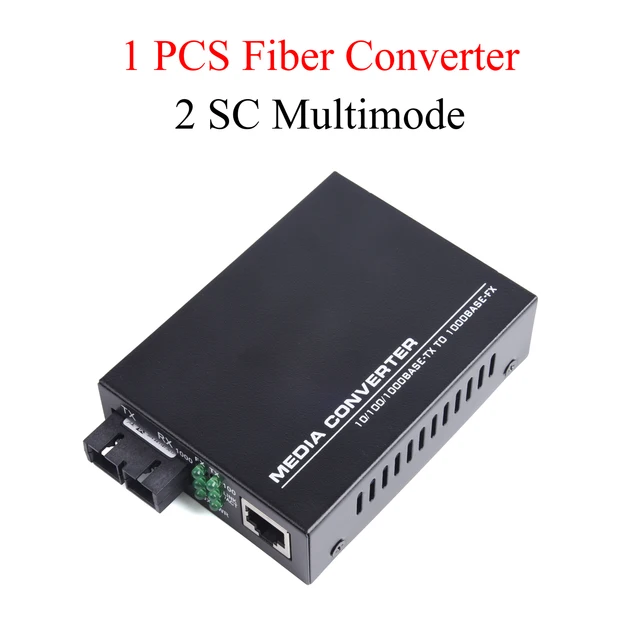 Gigabit Fiber Optical Media Converter Switch 100/1000M Single Mode ...