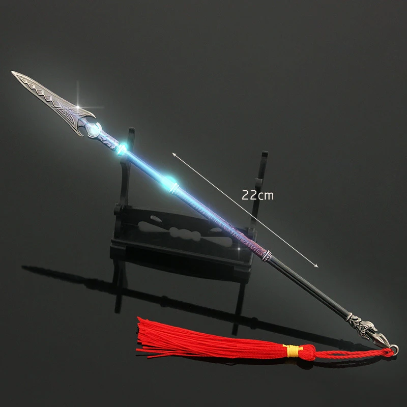 Naraka-Bladepoint-Waffe-HeartStopper-Spiel-Keychain-Waffe-Modell-Katana ...