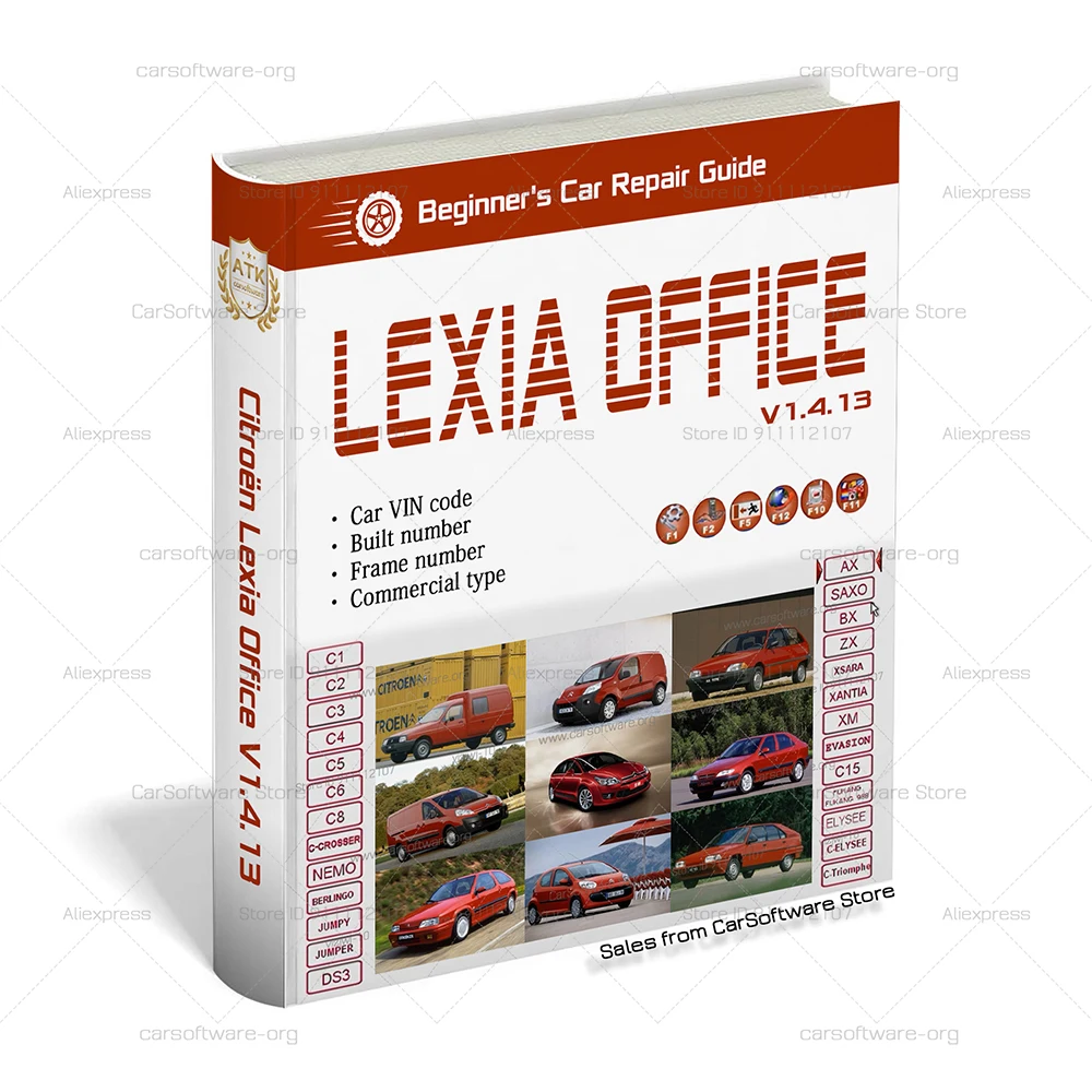 Lexi-a Office V1.4.13 software for diagnosing Citroë/n cars PP2000 V1.9 ...