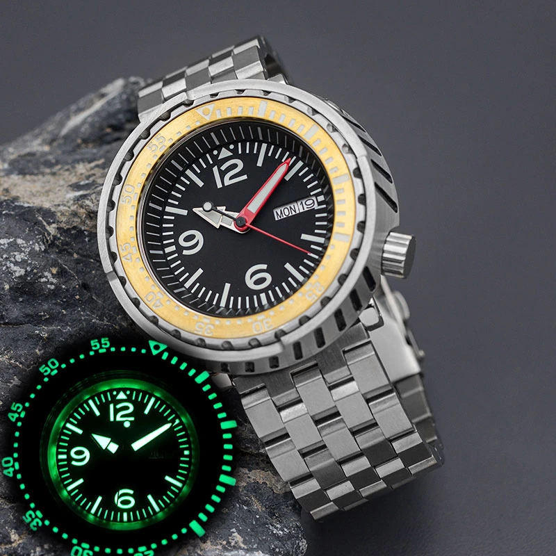 New Men's Watch With Seiko NH35 NH36 Automatic Movement C3 Luminous ...