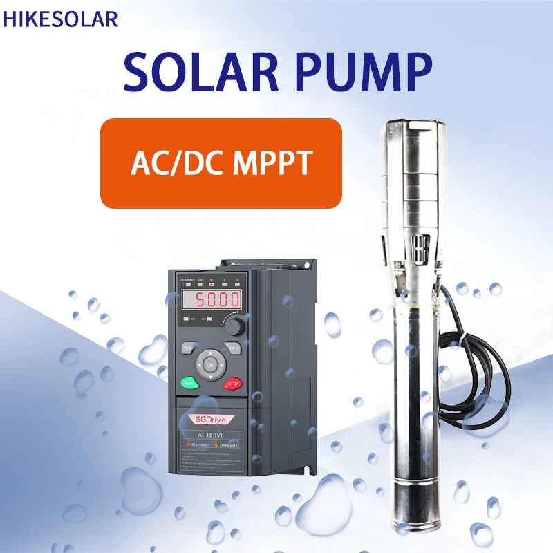 Hybrid AC/DC Submersible Solar Water Pump (12HP, Agriculture ...