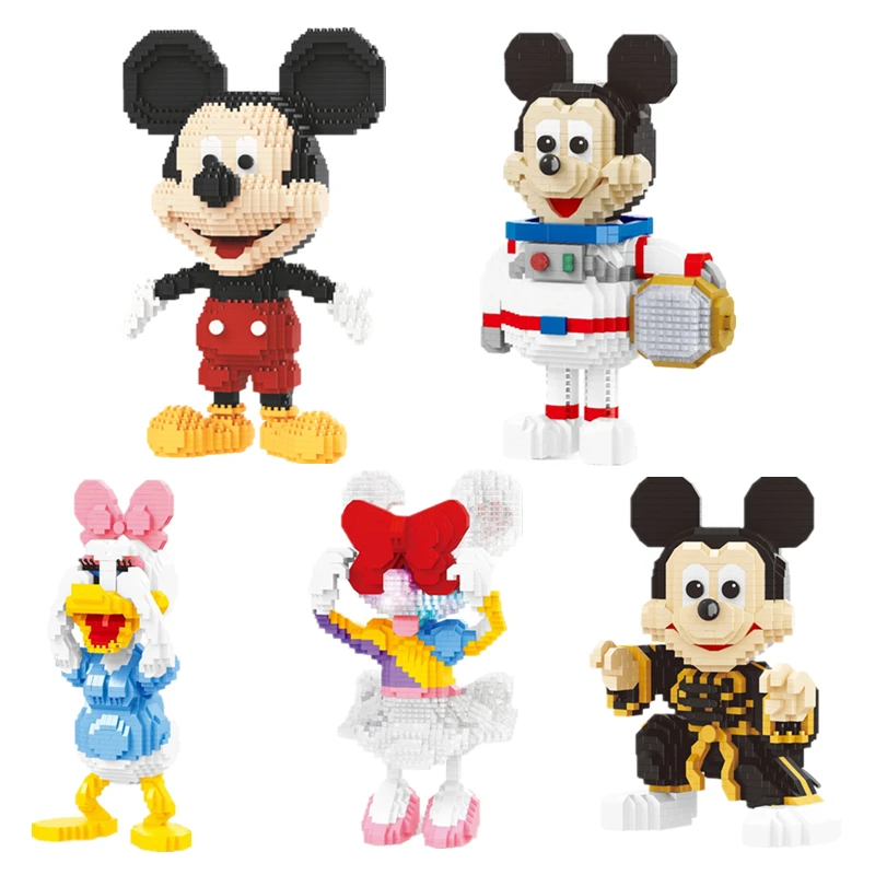 Figures Building Blocks Christmas | Micro Building Blocks Mickey - New ...