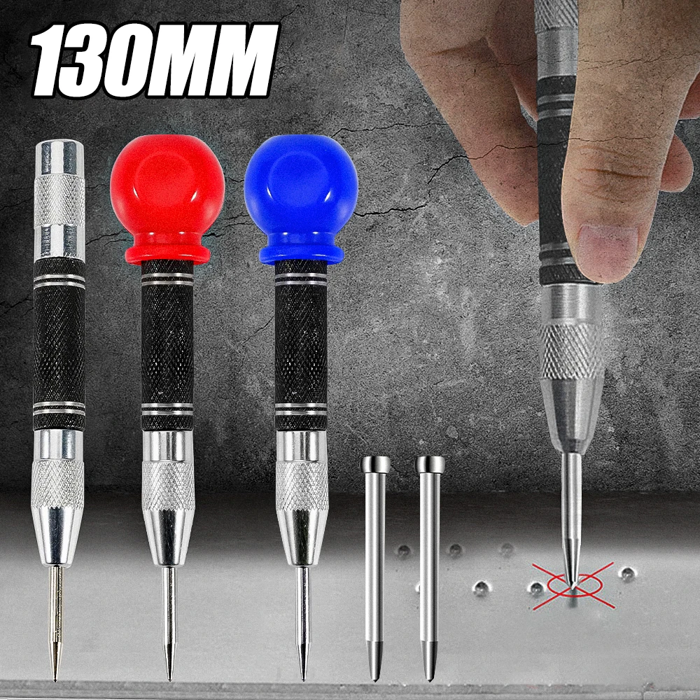 Automatic-Center-Punch-for-Metal-Adjustable-Impact-Spring-Loaded-Center ...