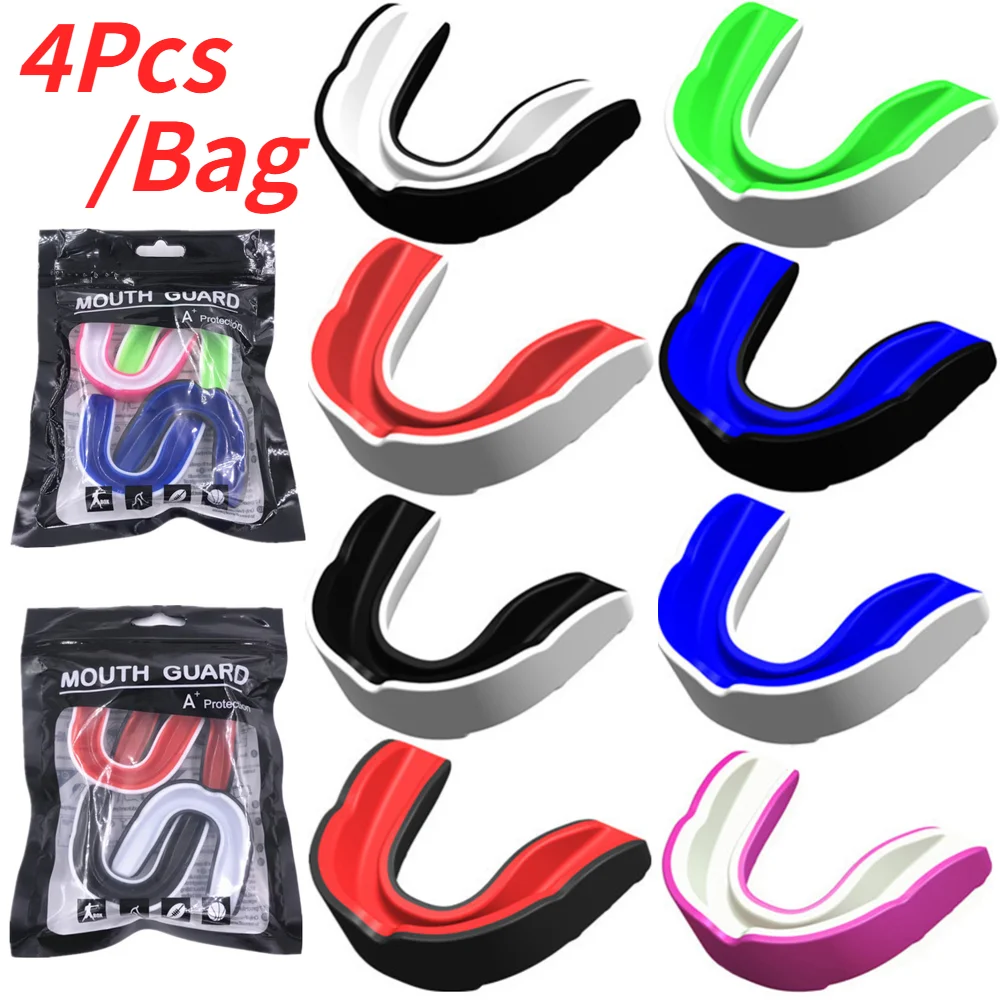 Fighting-Training-Mouth-Guard-Boxing-Gum-Shield-Slim-Fit-Adult-Sports ...