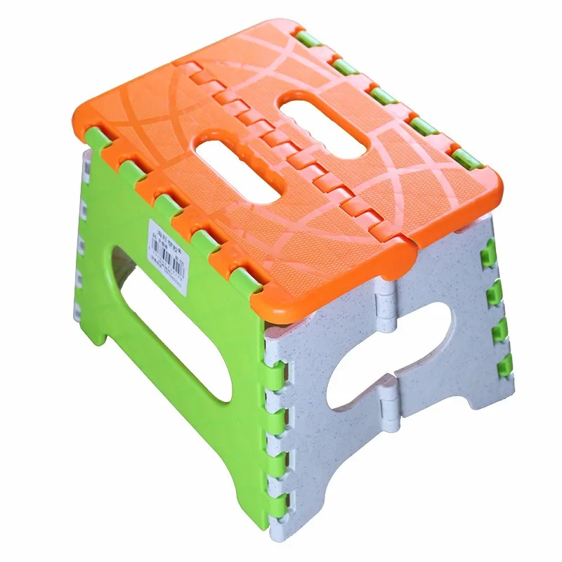 Plastic-Portable-Step-Stool-Home-Train-Outdoor-Indoor-Foldable-Chair ...