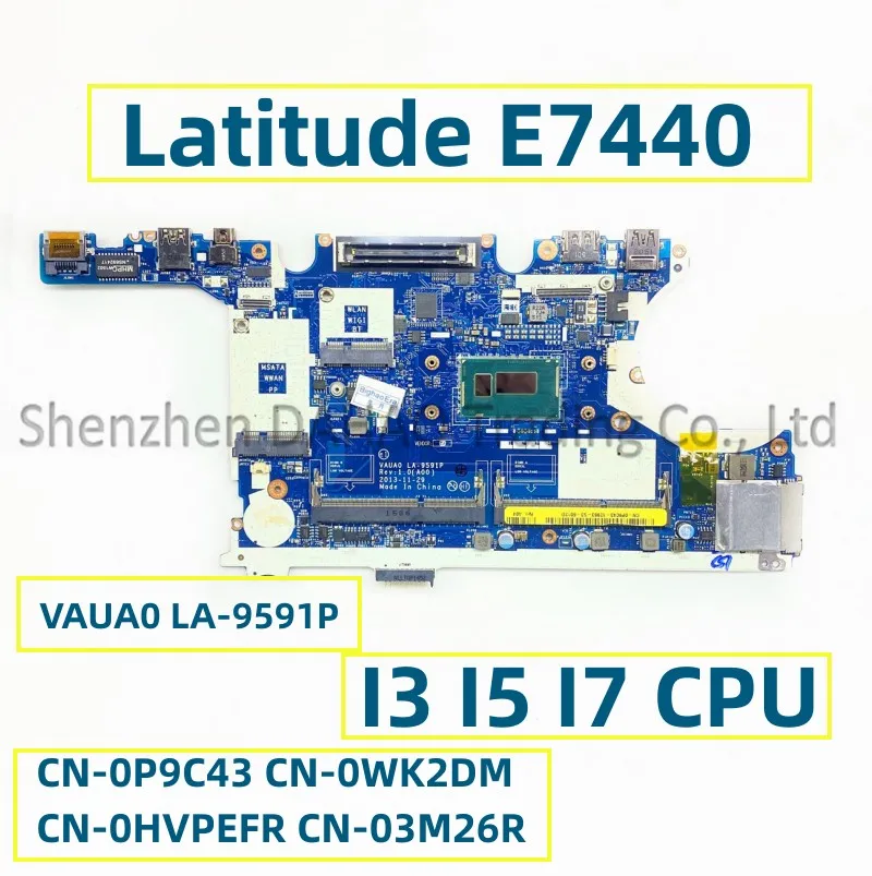 VAUA0-LA-9591P-For-Dell-Latitude-E7440-Laptop-Motherboard-I3-I5-I7-4TH ...