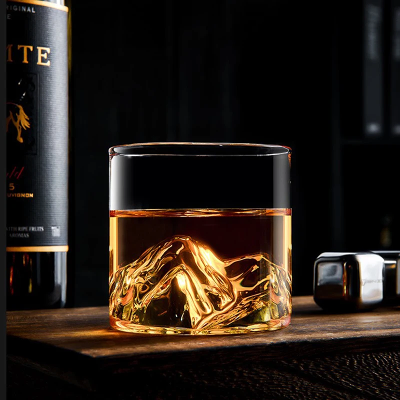 Japanese-Style-Whisky-Cup-3D-Shallow-Mountain-Fashion-Glass-Cup ...