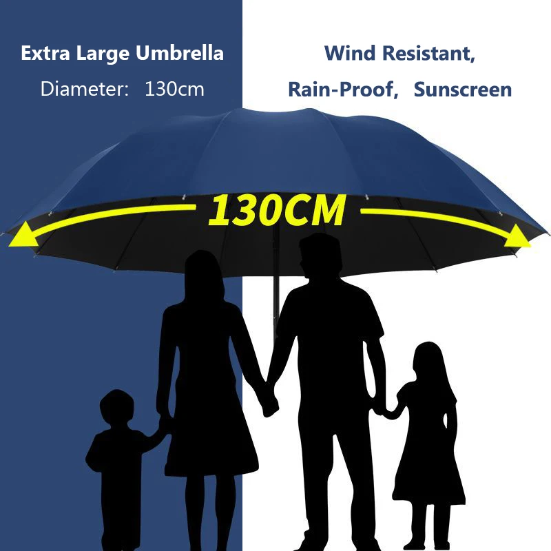 Windproof-Umbrella-Whole-Family-Umbrellas-Super-Large-Folding-Several ...