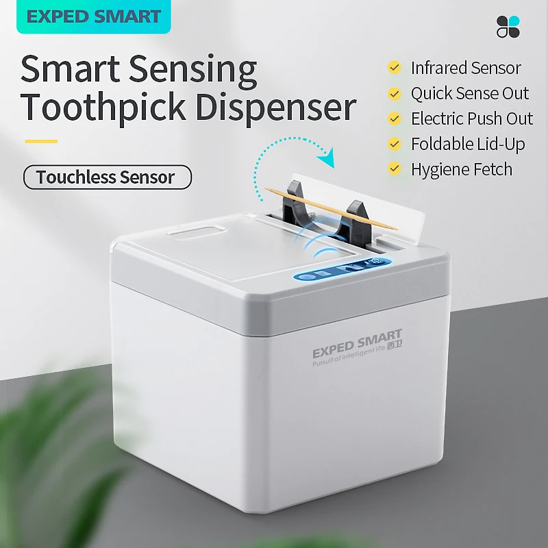 Electric-Toothpick-Holder-Infrared-Sensor-Automatic-Smart-Toothpick-Dispenser-Tooth-Stick ...