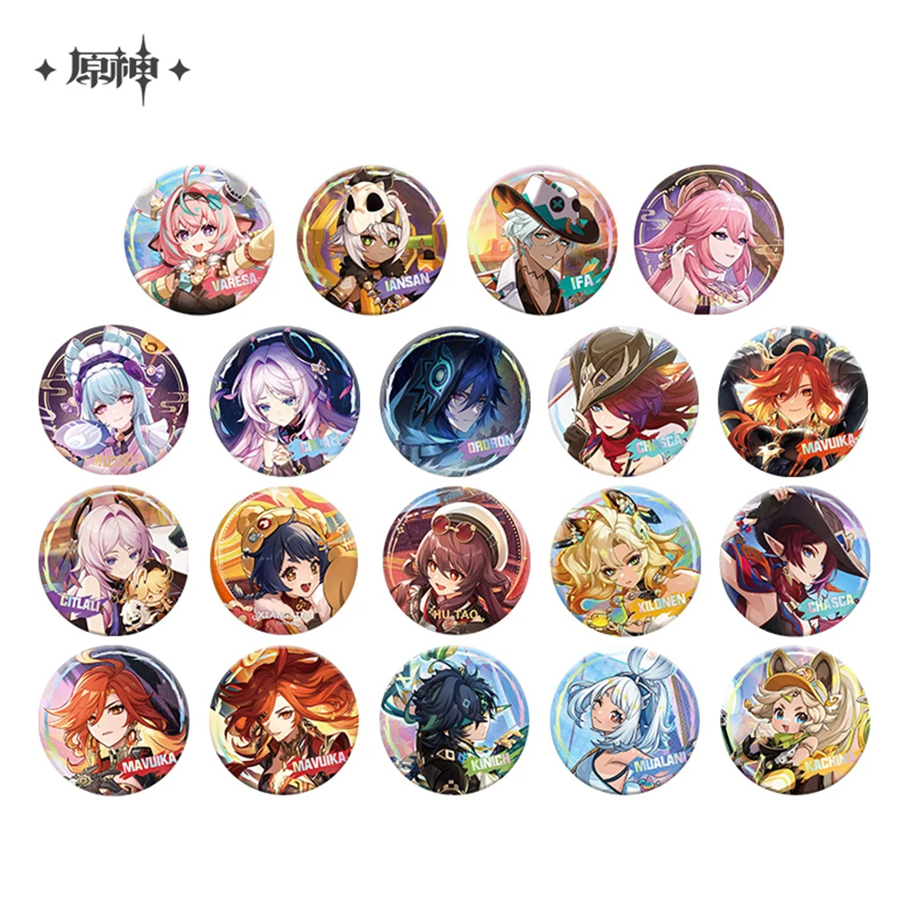 58mm Game Genshin Impact Iansan Varesa Yumemizuki Mizuki Citlali Chasca ...