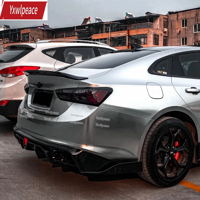 R Style ABS Plastic Rear Trunk Lip Spoiler for Chevrolet Malibu: A Real ...