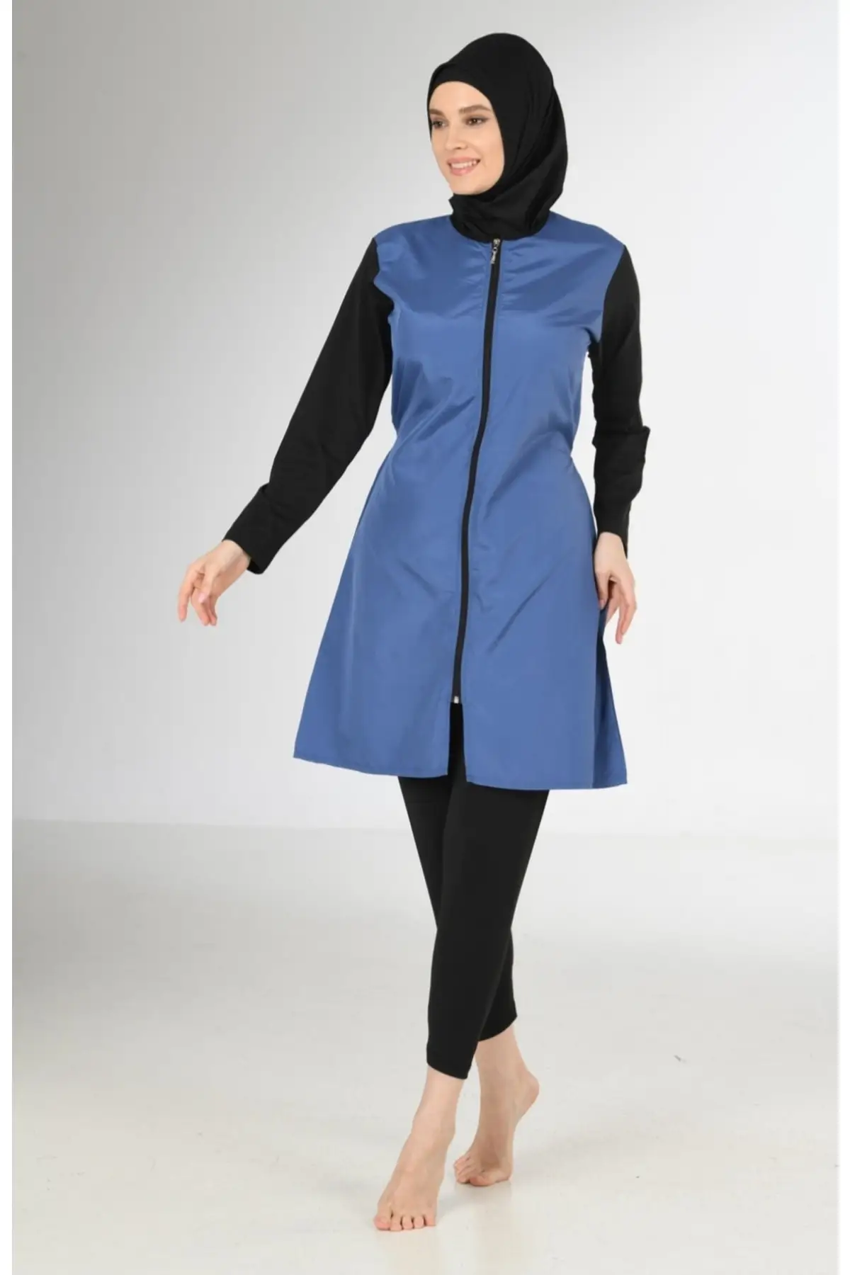 Modest-Muslim-swimwear-Islamic-swimsuit-solid-color-para-tlikra-big ...