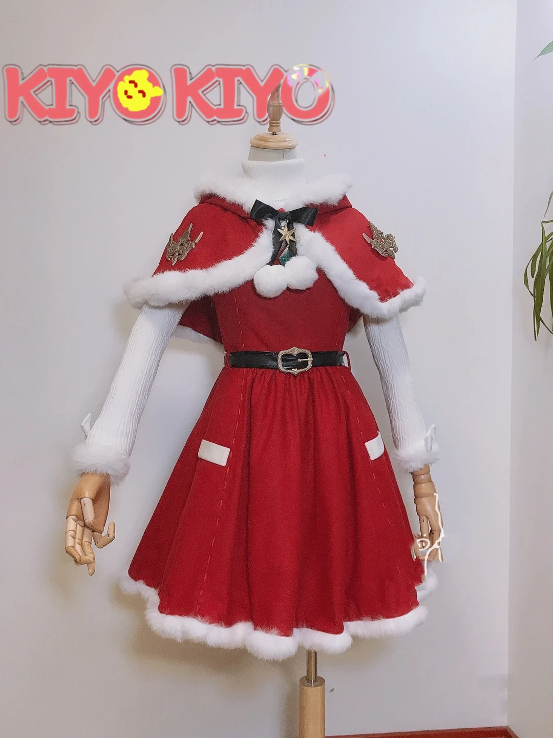 KIYO KIYO 파이널 판타지 XIV 코스프레, FF14 별빛 로브, 크리스마스 할로윈 의상, 맞춤 제작 크기 ...