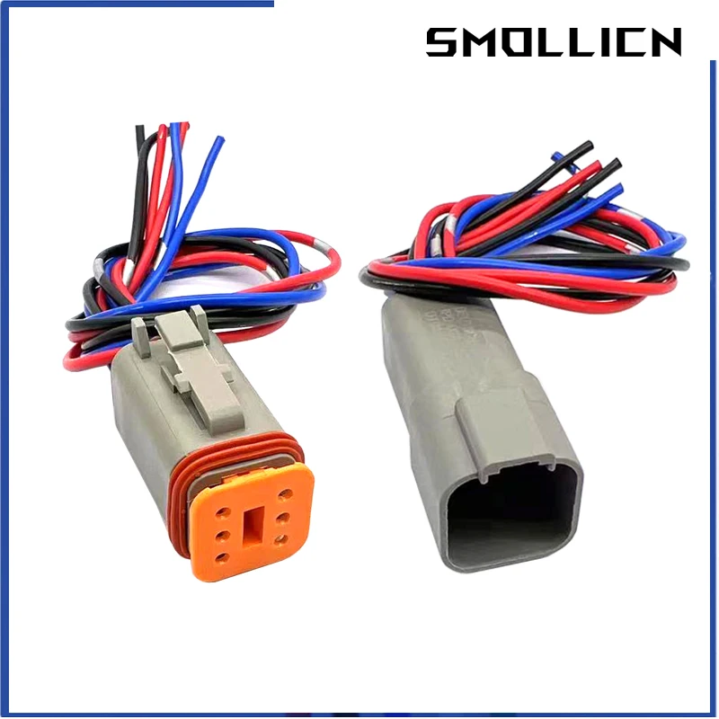 1 Set 6 Pin Automobile Gearbox Sensor Plug DT Car Solenoid Valve ...