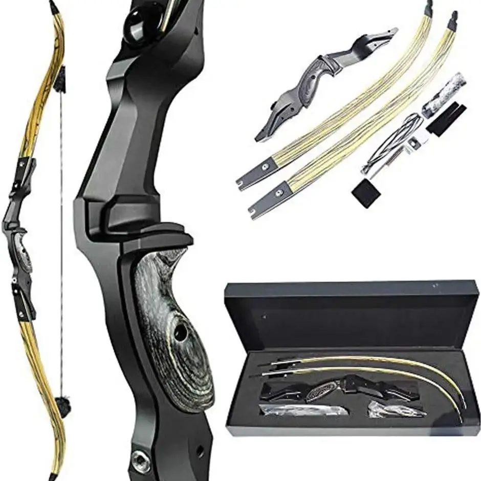 60-62-64-ILF-Recurve-Bow-Takedown-with-Gordon-Limbs-Archery-Longbow ...