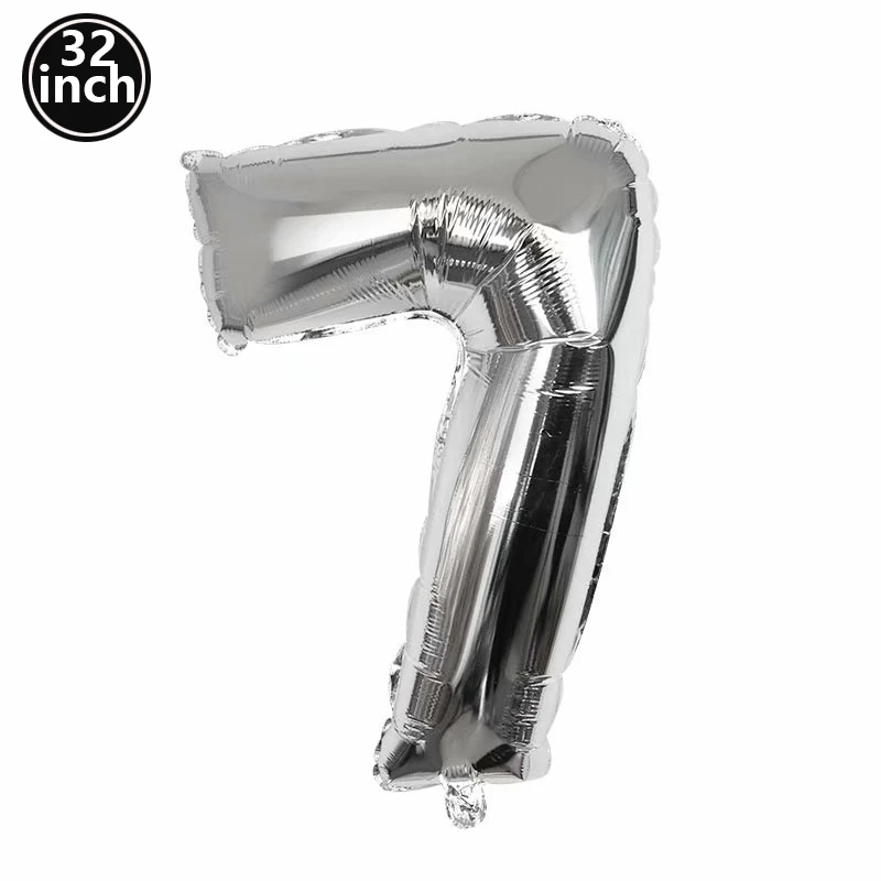 Large Multi-Color Number Balloons (32-Inch) – Crafting Corner