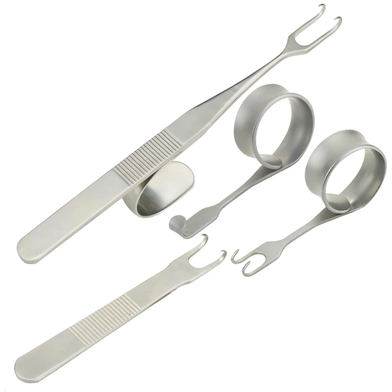 Double-eyelid-tool-eyelid-pull-hook-eye-bag-pull-hook-rake-finger-ring ...