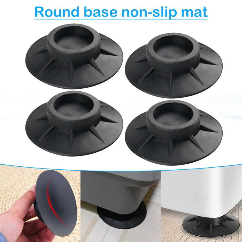 4pcs Anti Slip Pad Washing Machine Shock Proof Pads Chair Rubber Feet ...