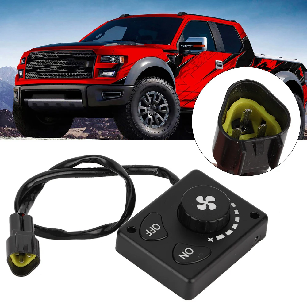 DC 12V/24V Truck Parking Heater Switch Air Diesel Heater Control Knob ...