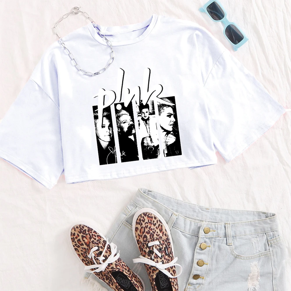 Pink Pink Summer Carnival 2024 Crop T-Shirt Pink Singer Shirt sold by ...