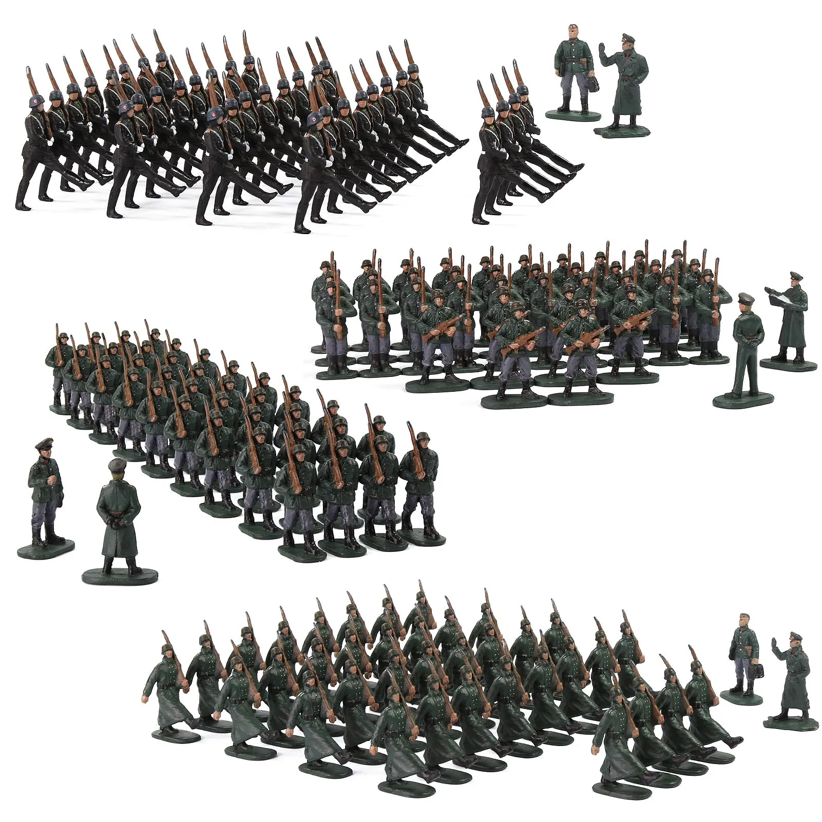 Evemodel HO Scale 1:87 Model Soldiers Officer Military Figures Army Men ...
