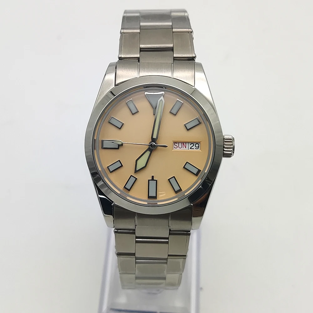 Retro-36mm-Stainless-Steel-Case-for-Men-s-NH35-Watch-Waterproof-Fashion ...