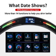 LED Display Steering Wheel Kit Universal Use OHC Motors Galaxy Model ...