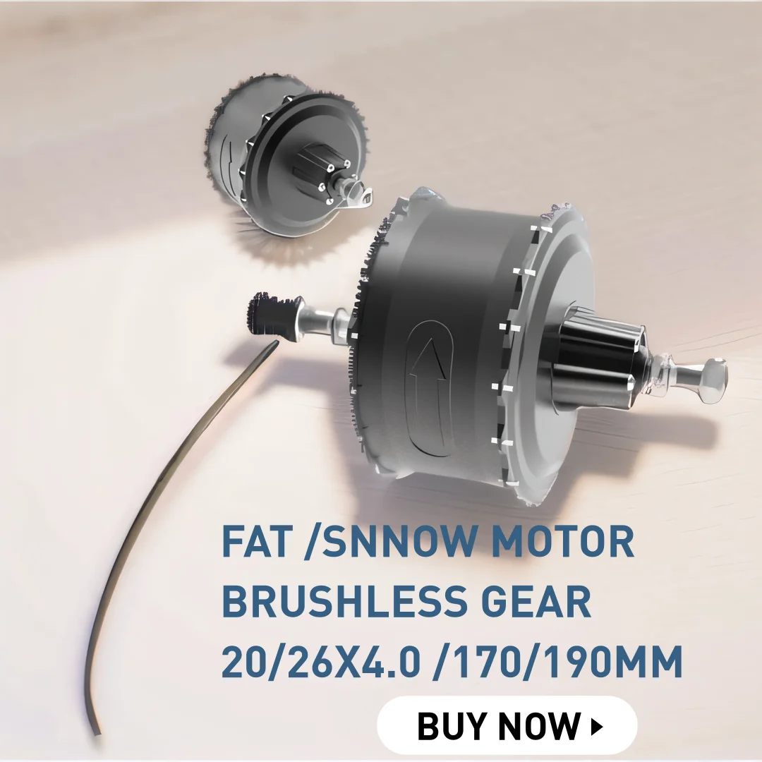 Fat-Motor-48V-1000W-Brushless-Gear-Front-Motor-Rear-Freewheel-Motor-for ...