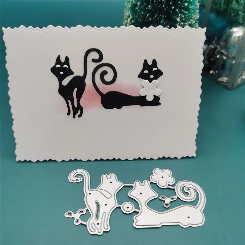 Cat Dies Scrapbooking Die Cuts Embossing Dies Cut Stencils Paper Photo ...