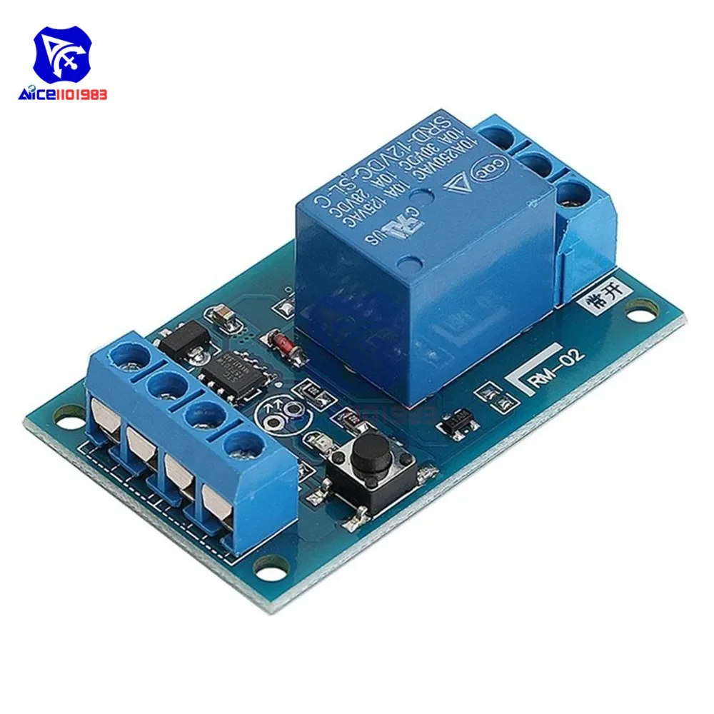 12V-Single-Button-Bistable-Relay-Module-Car-Modification-Switch-One ...