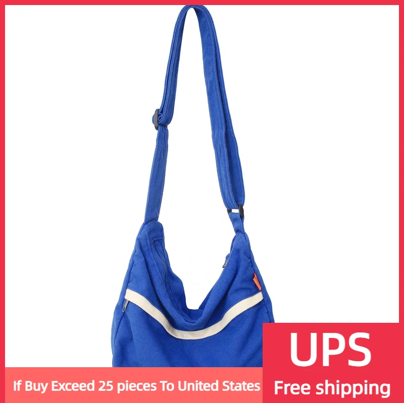 Fashion Crossbody Bag for Women Travel Canvas Bag Big School Bookbag ...