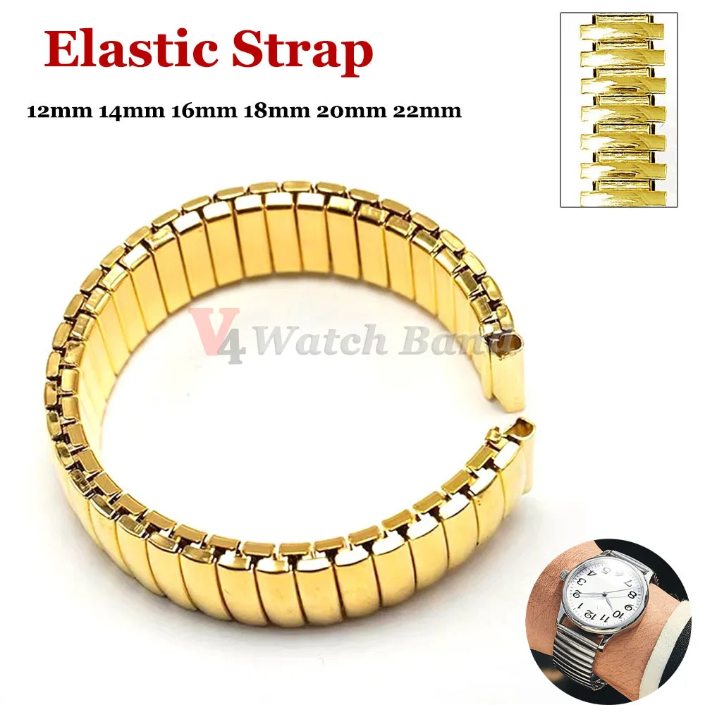 Elastic-Strap-12mm-14mm-16mm-18mm-20mm-22mm-Stretch-Expansion-Metal ...