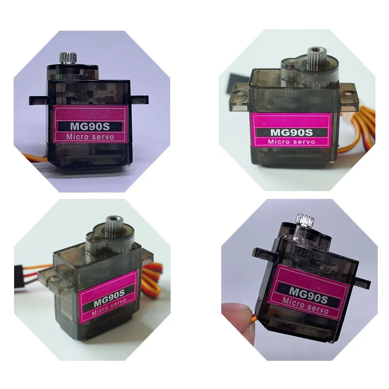 Nuevo-Servo-MG90S-2-4-6-8-20-piezas-engranaje-totalmente-met-lico-versi ...