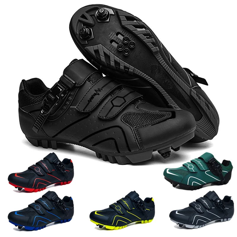 MTB-Speed-Ciclismo-Sapatos-para-Homens-Botas-planas-de-estrada-Sapatos ...