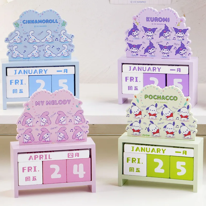Sanrio-calendario-perpetuo-de-madera-de-cuento-de-hadas-planeta-Kuromi ...