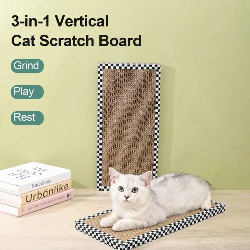 Cat-Scratching-Board-Durable-Cats-Refillable-Scratch-Pad-Wear-Resistant ...