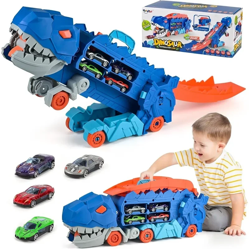 The-Dinosaur-Morphed-Track-Ejection-Cars-Tyrannosaurus-Rex-Devouring ...